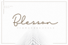 Blesson - Signature Font (115649) | Script | Font Bundles
