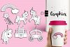 Unicorns clip art - Graphic Illustrations Bundle (78568 ...