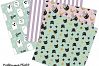Hand Drawn Halloween Digital Paper in Pastel Colors