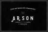 Arson Typeface (15116) | Regular | Font Bundles