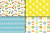 Beach Digital Paper / Summer backgrounds with flip flops, bikini ...