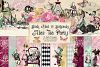 Blush Mint and Burgundy Alice In Wonderland Tea Party Graphi (80815 ...