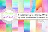 16 Colorful Fairy Tale Rainbow Watercolor Digital Papers (282683 ...