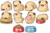 Kawaii Pug Clipart