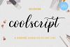 Coolscript font (196936) | Brush | Font Bundles