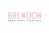 Brendon Sans Serif Typeface (151957) | Sans Serif | Font Bundles