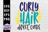 Curly hair SVG PNG EPS DXF | Girl SVG