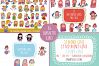 Big bundle clipart characters