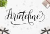 Arieteline Script (242071) | Calligraphy | Font Bundles