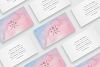 Business card template with watercolor (28345) | Business Cards ...
