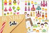 Just For Girls Clip Art Illustrations Huge Bundle