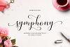 Symphony Script (40388) | Script | Font Bundles