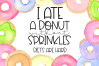 Sprinkled Donut - A Handwritten Font (130376) | Regular | Font Bundles