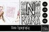 Nana Typography (190063) | Hand Lettered | Design Bundles