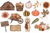 Pumpkin Spice - Autumn clipart collection