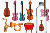 Music instruments and bands illustrations - Big Bundle (73989 ...
