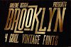 Brooklyn Typeface (38598) | Display | Font Bundles