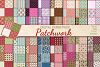 Patchwork seamless patterns (210036) | Patterns | Design Bundles