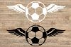 Soccer Wings svg valentine's day Angel feathers 1200s (194088) | SVGs ...