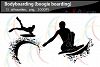 Bodyboarding silhouette SVG / boogie boarding silhouettte EPS / vector ...