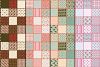 Patchwork seamless patterns (210036) | Patterns | Design Bundles