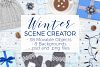 Winter Scene Creator - Top View (143917) | Mock Ups | Design Bundles