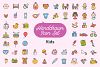 Kids Handdrawn Icon Set