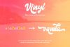 Vinyl Script (44942) | Script | Font Bundles
