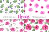 Digital paper watercolor flowers springtime wedding party (329450 ...