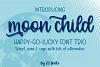 Moon Child Font Trio