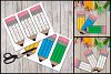 Pudgy Pencils Printable Bookmark Set