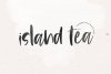 Island Tea - A Handwritten Brush Font (192618) | Regular | Font Bundles