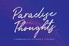 Paradise Thoughts Typeface (19722) | Script | Font Bundles