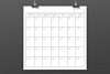 Blank Calendar Page Template Set