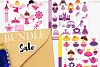 Just For Girls Clip Art Illustrations Huge Bundle