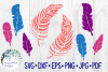 Boho Feather Bundle SVG Cut Files