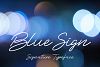 BlueSign Typeface (180087) | Script | Font Bundles