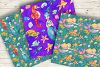 Mermaids Seamless patterns