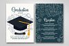 Two Sided Graduation Invitation Card