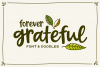 Forever Grateful Font & Doodles (144710) | Script | Font Bundles