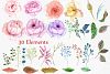Watercolor wedding flowers clipart (23303) | Illustrations | Design Bundles