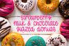 Donut Worry - Hand lettered crafting font (214434) | Handwritten | Font ...