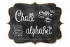 Chalk Alphabet Clipart - Chalkboard Letters