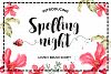 Spelling Night (1223) | Script | Font Bundles