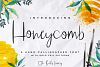 Honeycomb Font (869) | Calligraphy | Font Bundles