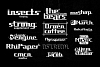 insects font (1082) | Logo | Font Bundles