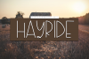 Hayride - A Handwritten Font (133590) | Regular | Font Bundles