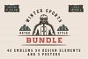 Winter Sports Bundle (174813) | Logos | Design Bundles