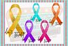 Cancer Ribbon Sublimation Digital Download Bundle (196563 ...