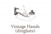 Vintage Hands (28000) | Dingbats | Font Bundles